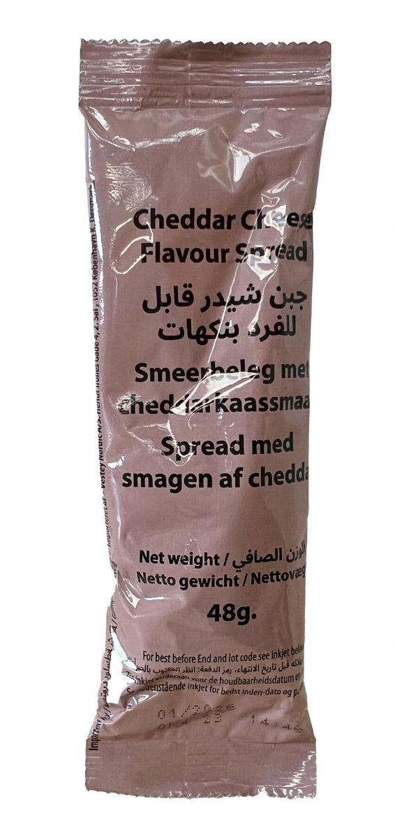 British Army Ration Pack Meal Pouch - Cheddar Cheese Flavoured Spread ...